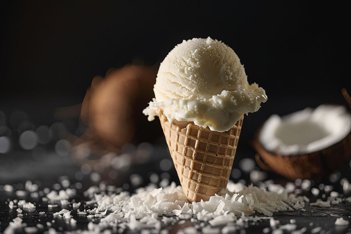 Coconut Ice Cream : Glace à la noix de coco | HapiyaThaï